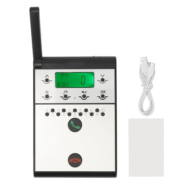 Wireless Intercom System 2km Long Range LED Screen Room to Room Sub ...