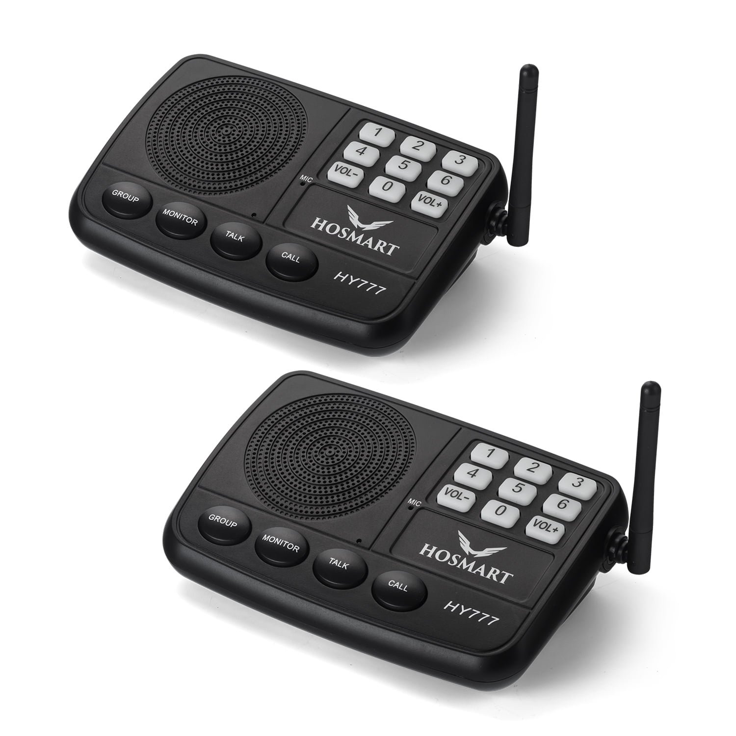 Hosmart Wireless Intercom System for Home & Office | 2 Station, 7 ...