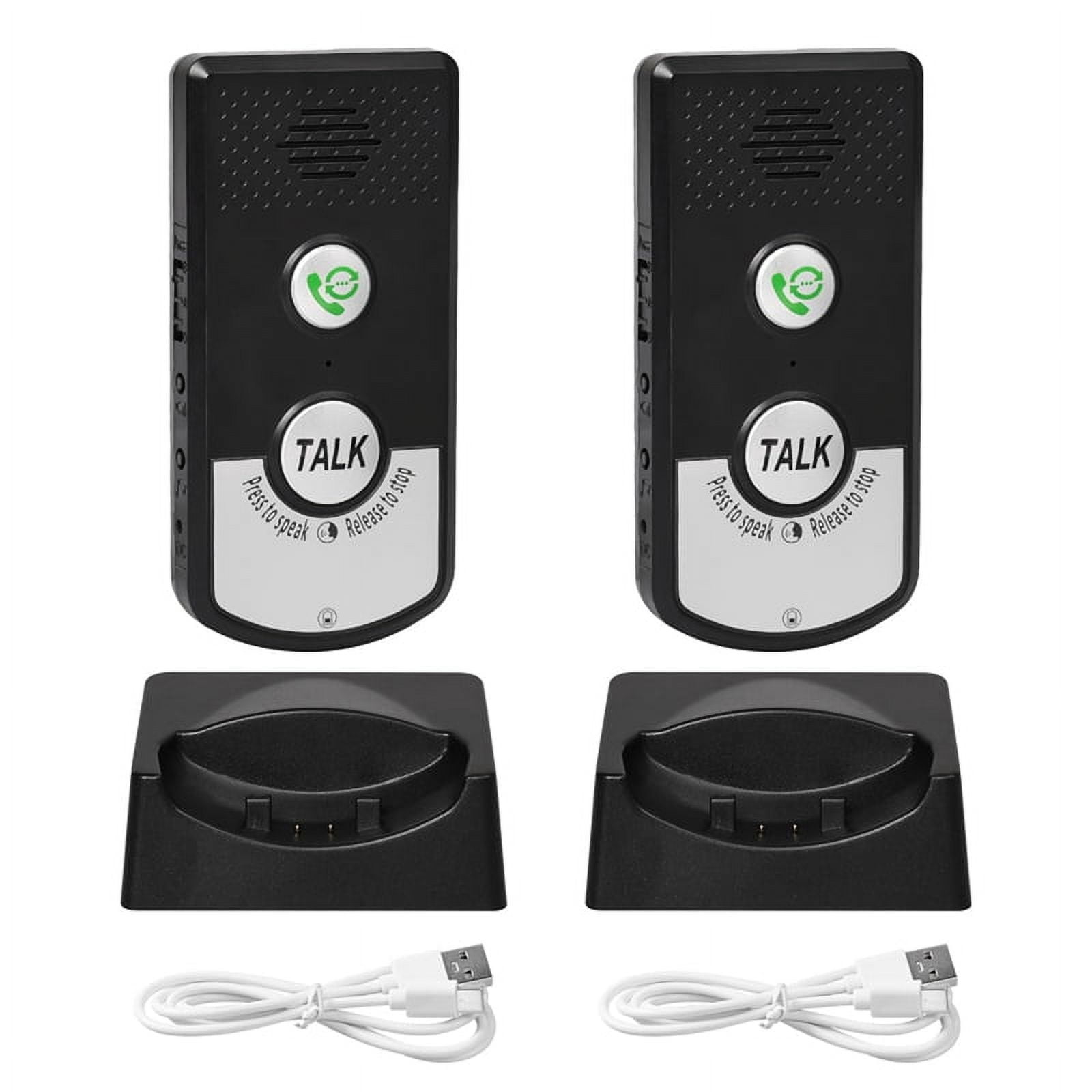 Wireless Intercom Voice Monitor Reminder Smart Two-Way Suitable for ...