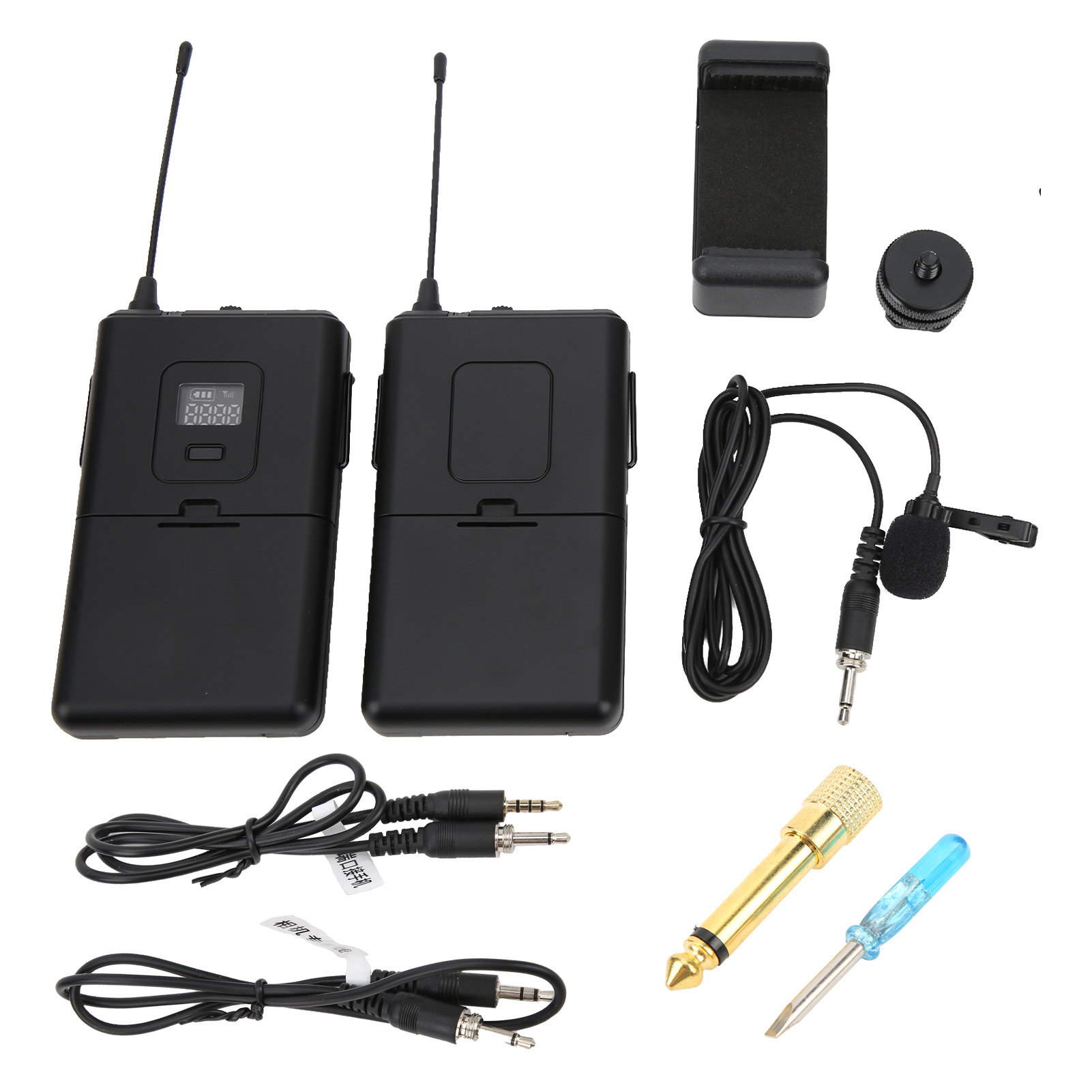 Wireless Interview Recording Microphone Compatible SLR Receiver for ...