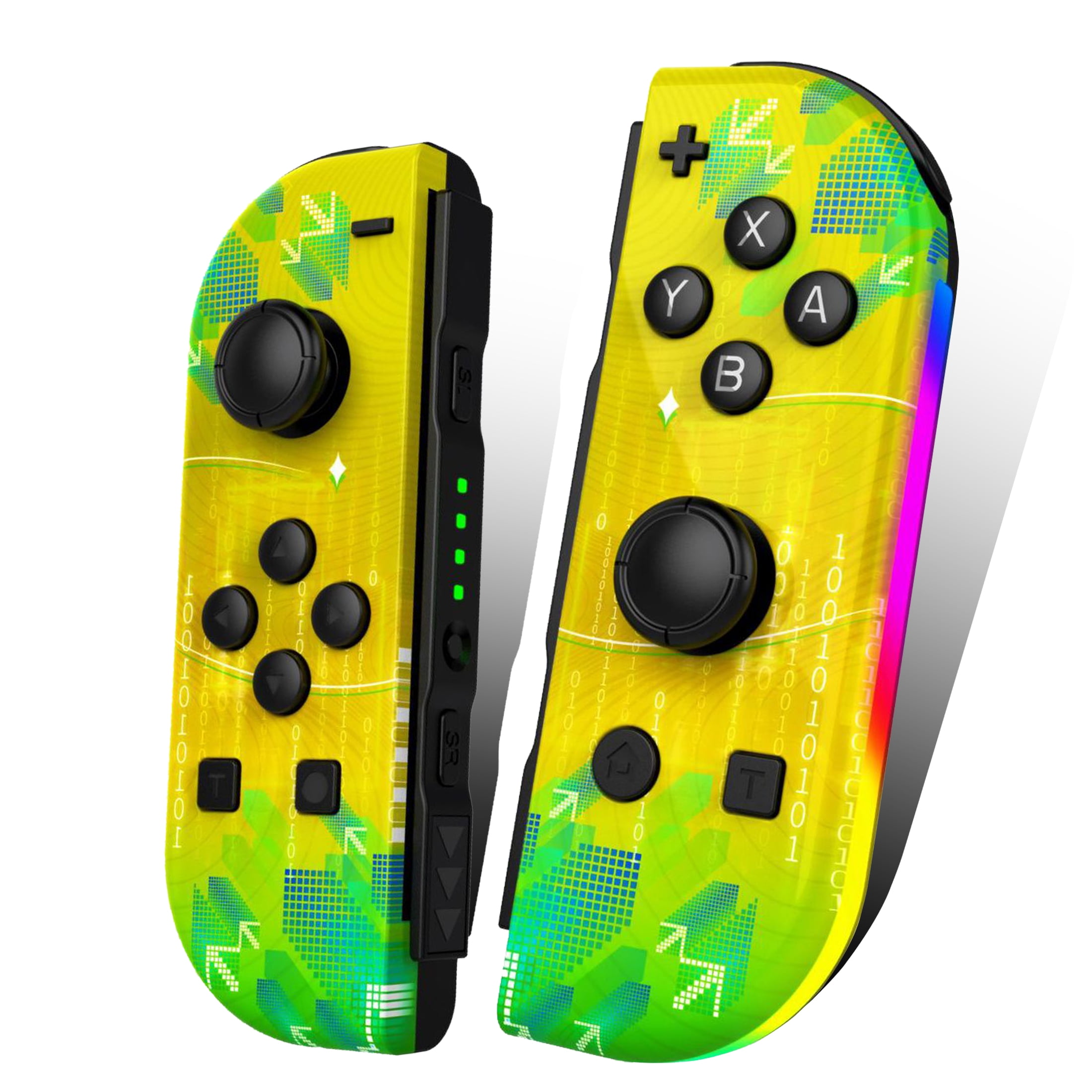 Wireless Joypad Controller (L/R) Compatible for Nintendo Switch/Lite/OLED Controller-Yellow ...