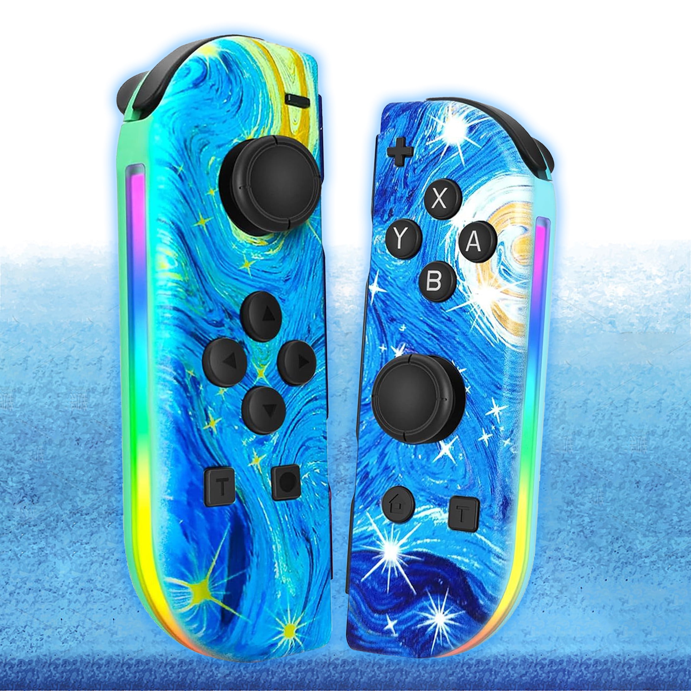 Wireless Joypad Controller(L/R)Compatible for Nintendo Switch/Lite/OLED Controller,Support RGB ...