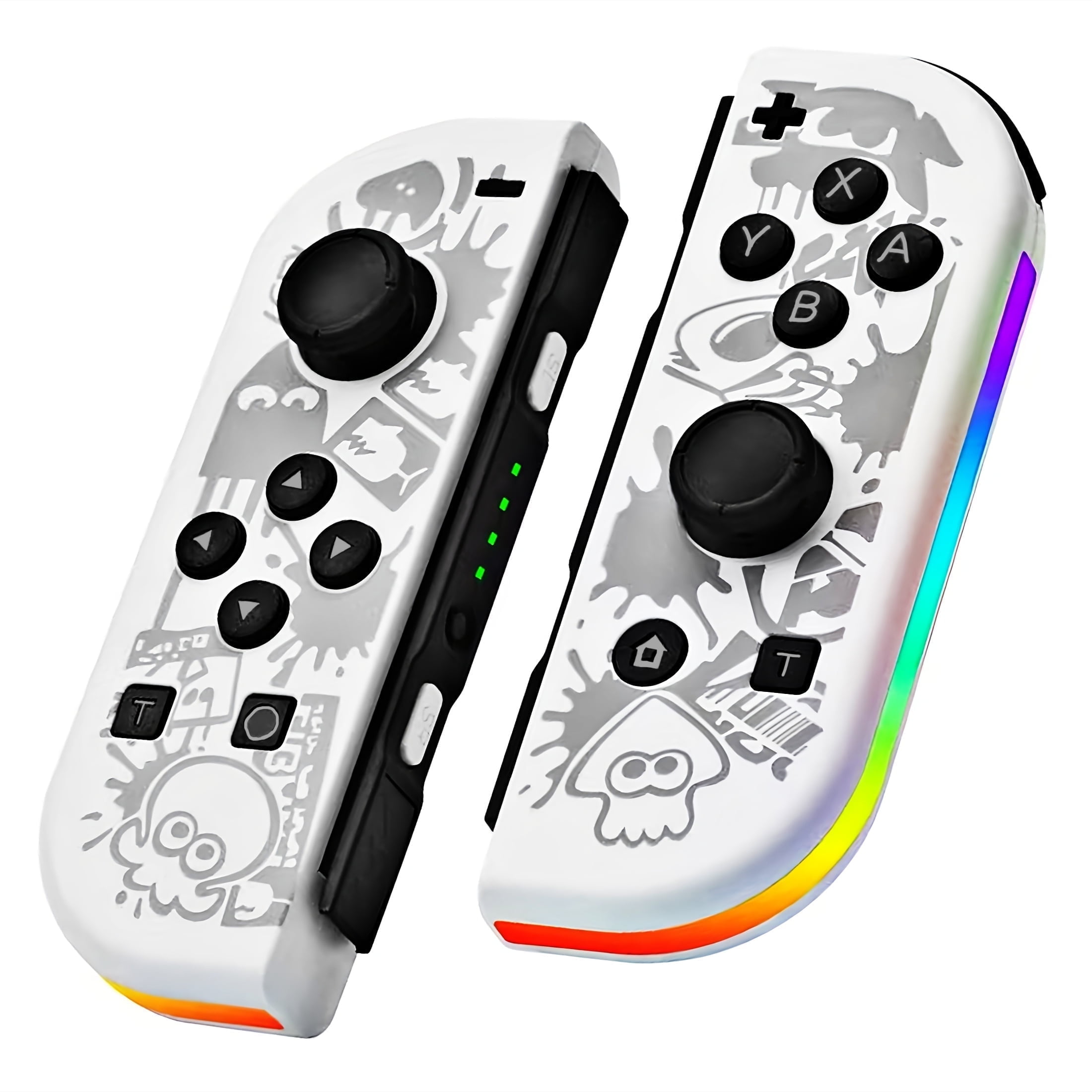 Game Controller for Nintendo Switch Controller (L/R)-Wireless Joypad for Switch,Support RGB ...