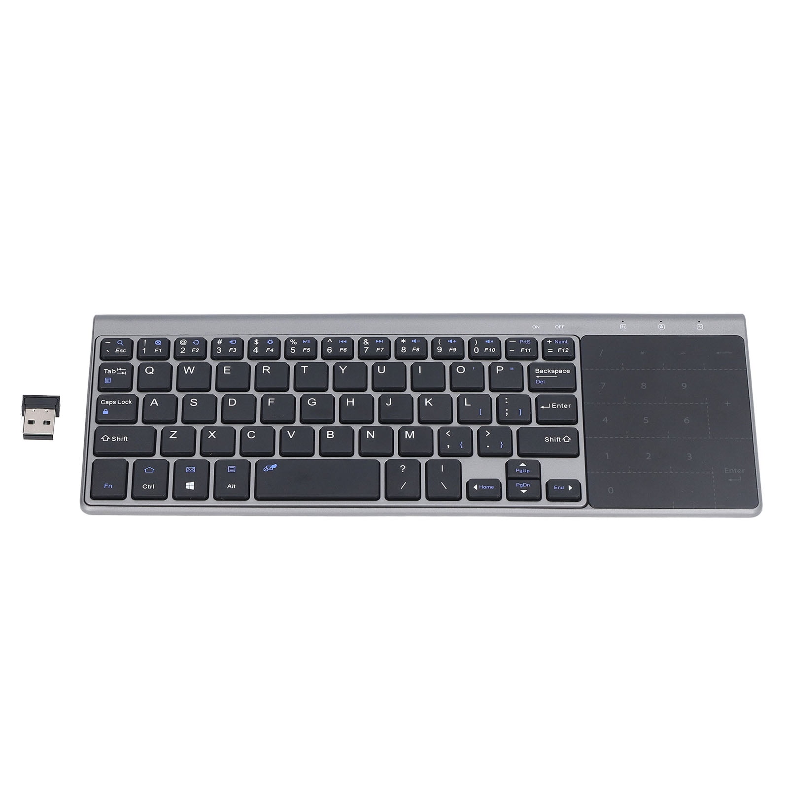 Wireless Keyboard 59 Key 2.4G Wireless Ultra Thin Mini Portable ...
