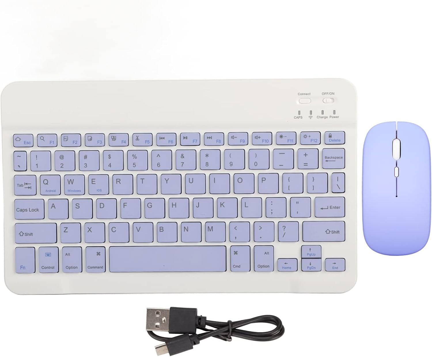 Wireless Keyboard And Mouse,Rechargeable Bluetooth Keyboard And Mouse ...