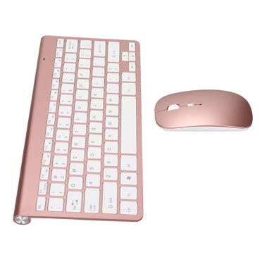Wireless Keyboard and Mouse Backlits, Wrist Rest, Jiggler Mouse-roas ...