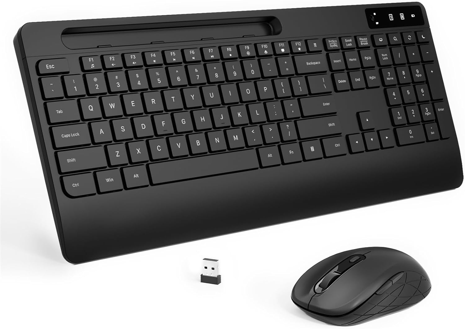 Wireless Keyboard And Mouse Combo 2 4g Ergonomic Wireless Keyboard Mouse Set With Phone Tablet