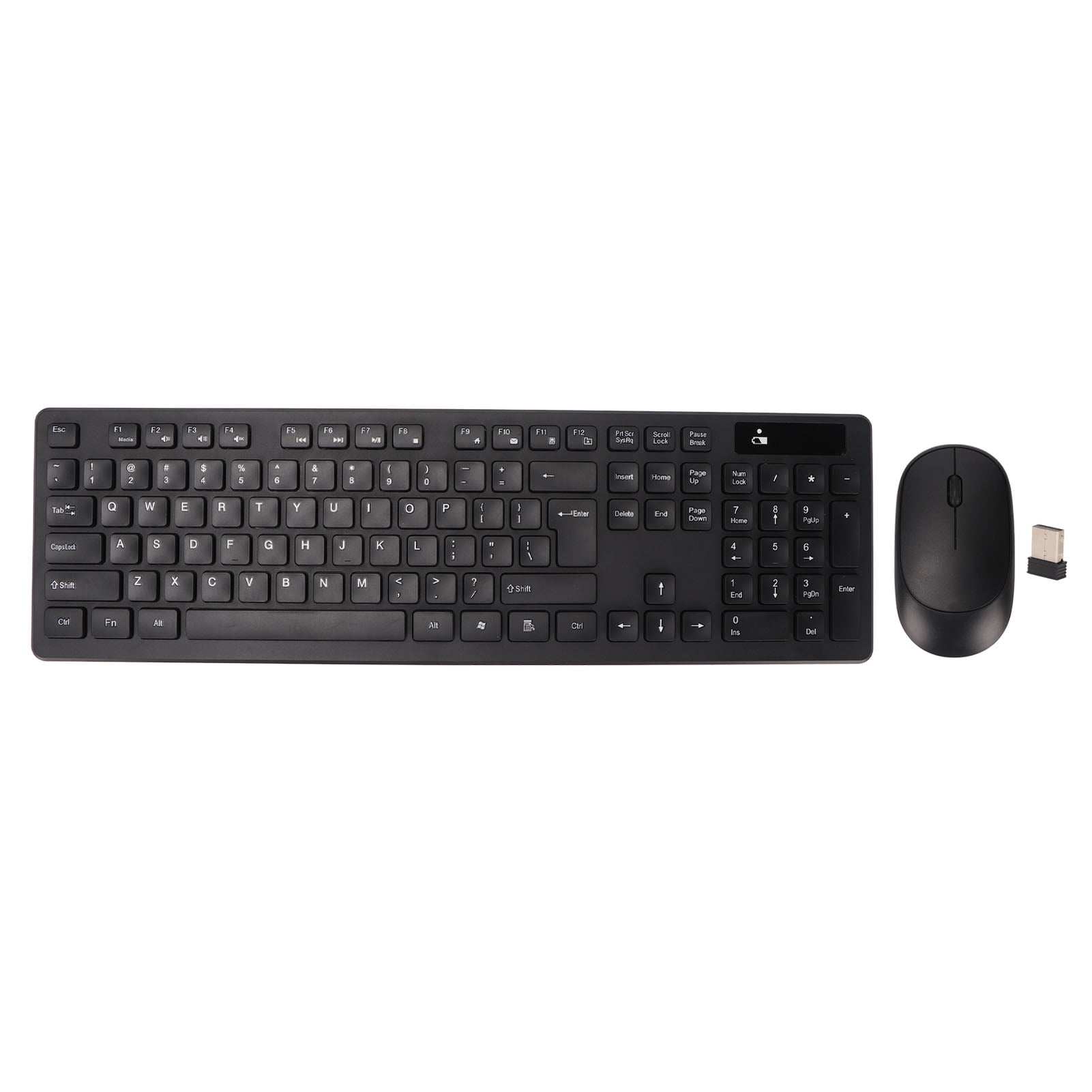 Wireless Keyboard Mouse Combo 2.4G Waterproof 104 Keys ABS 1600dpi ...