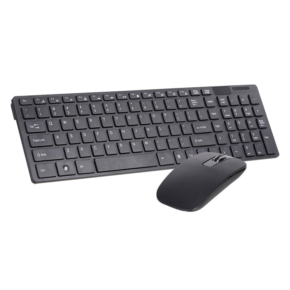 Wireless Keyboard Mouse Combo 2.4GHz Wireless Keyboard 1200DPI Optical ...