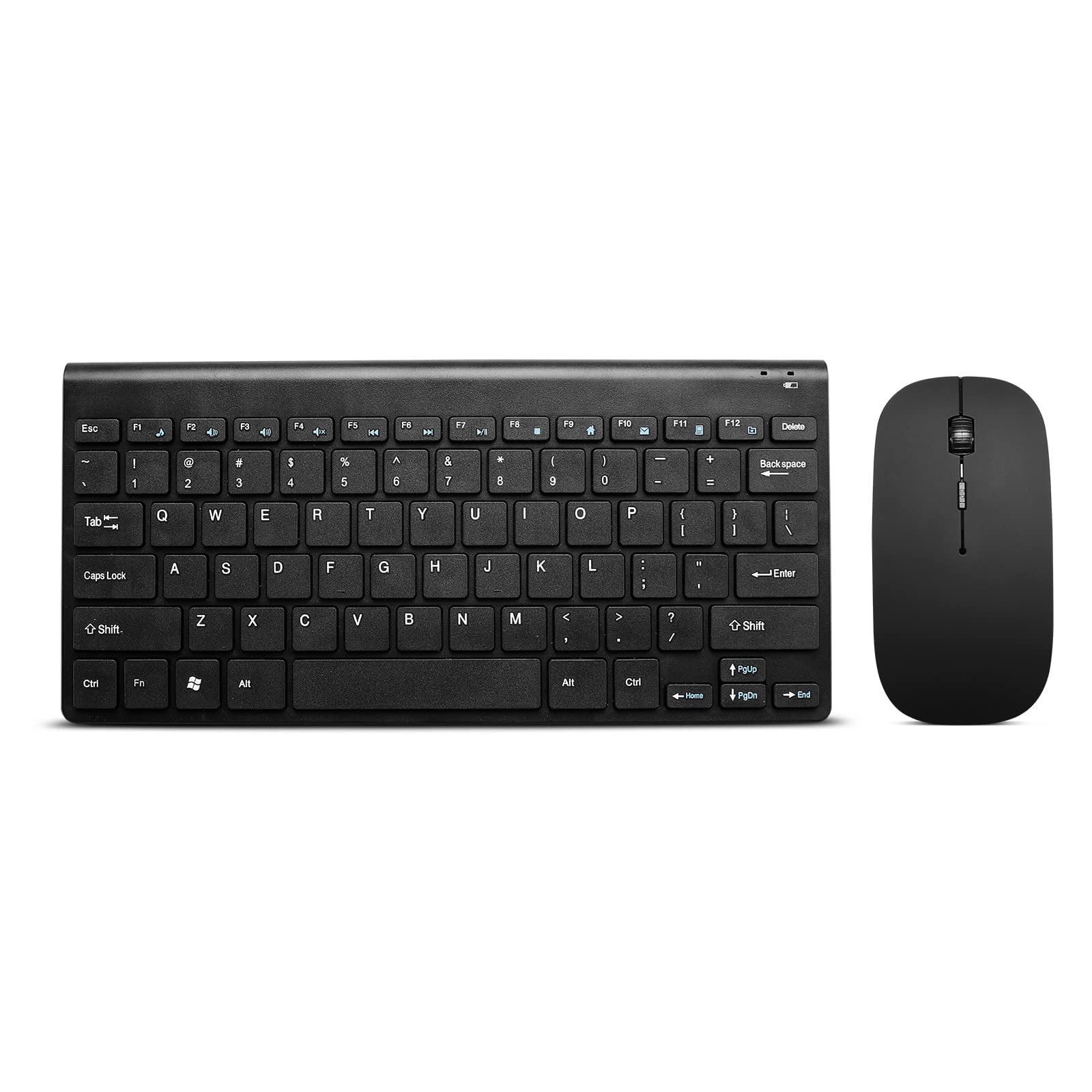 Wireless Keyboard and Mouse Combo, Compact Quiet Wireless Keyboard and ...