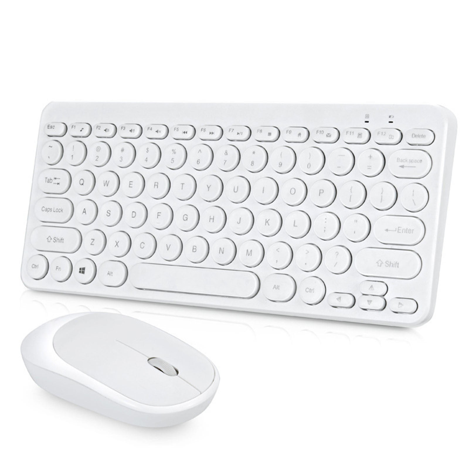 Wireless Keyboard and Mouse Combo, Compact Quiet Wireless Keyboard and ...
