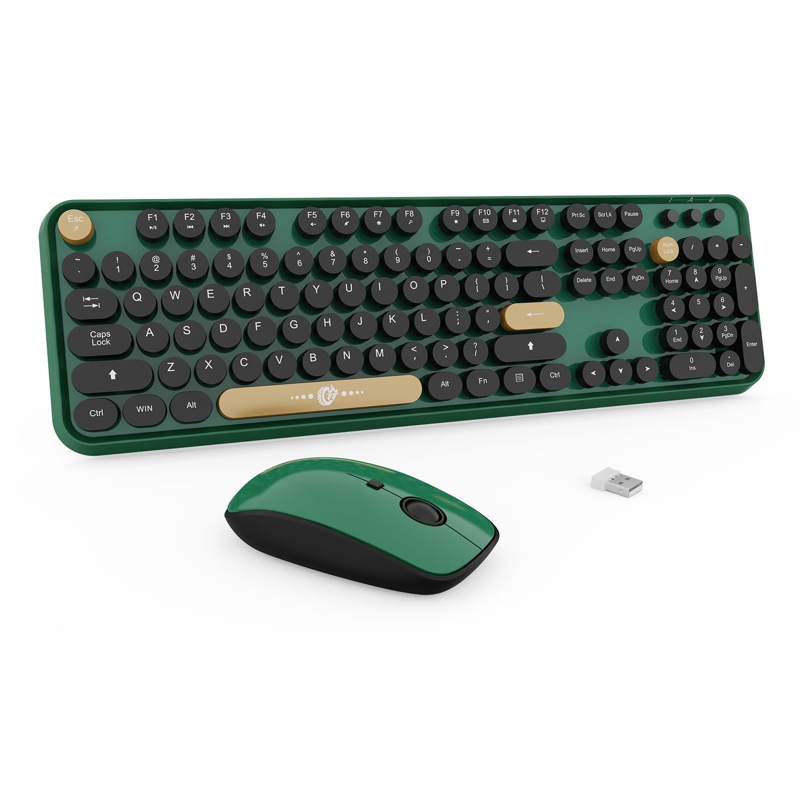 Wireless Keyboard and Mouse Combo - Cute Colorful Keyboard and Mouse ...