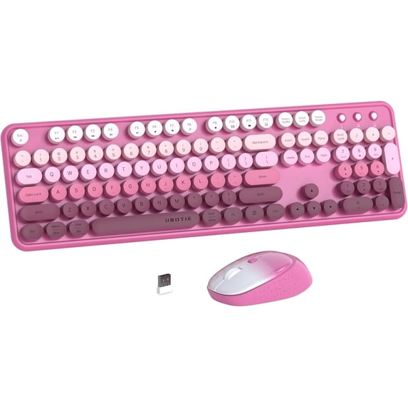 Wireless Keyboard and Mouse Combo - Dual System RGB Backlit Keyboard,2 ...