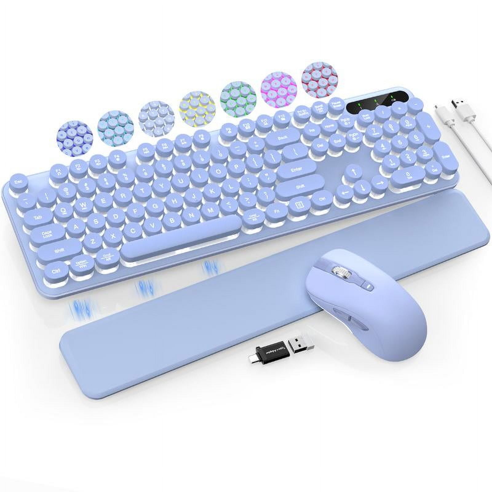 Wireless Keyboard and Mouse Combo(Not Bluetooth) - Light Up Letters ...