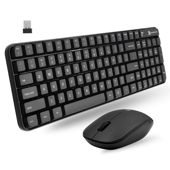 Wireless Keyboard Mouse Combo, X9 Performance Small Full Wireless Mouse ...