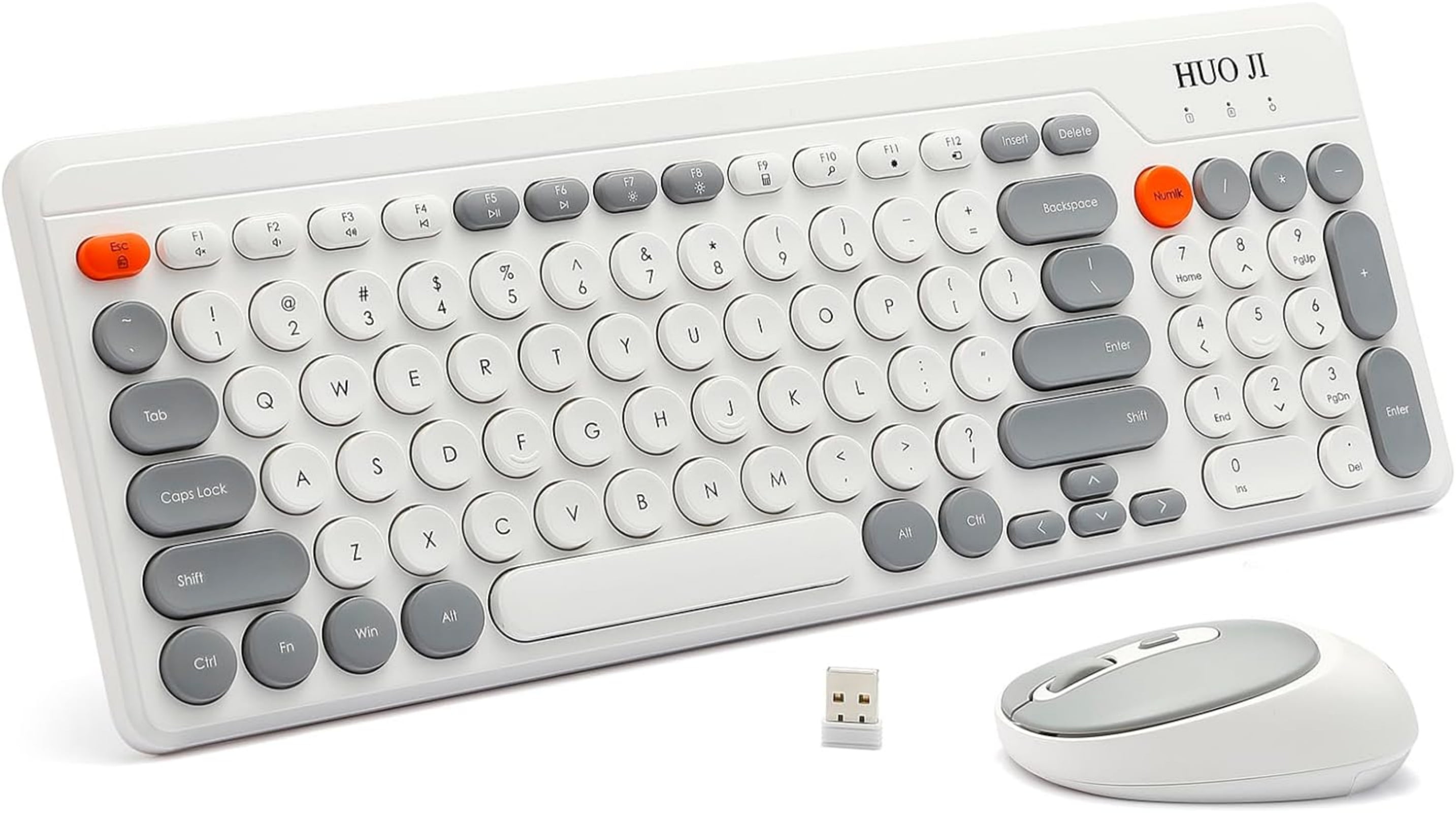 Wireless Keyboard And Mouse Combos 2 4ghz Usb Receiver Plug And Play Mixed Color Office