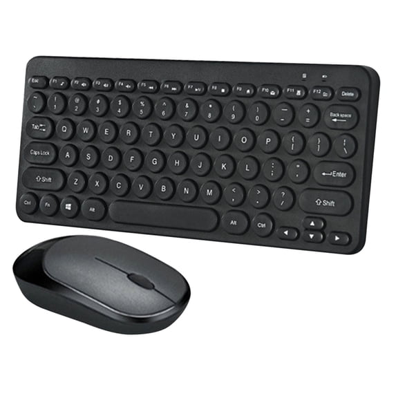 Wireless Keyboard and Mouse with Mouse Pad Ultra Slim Combo, Arestory 2 ...