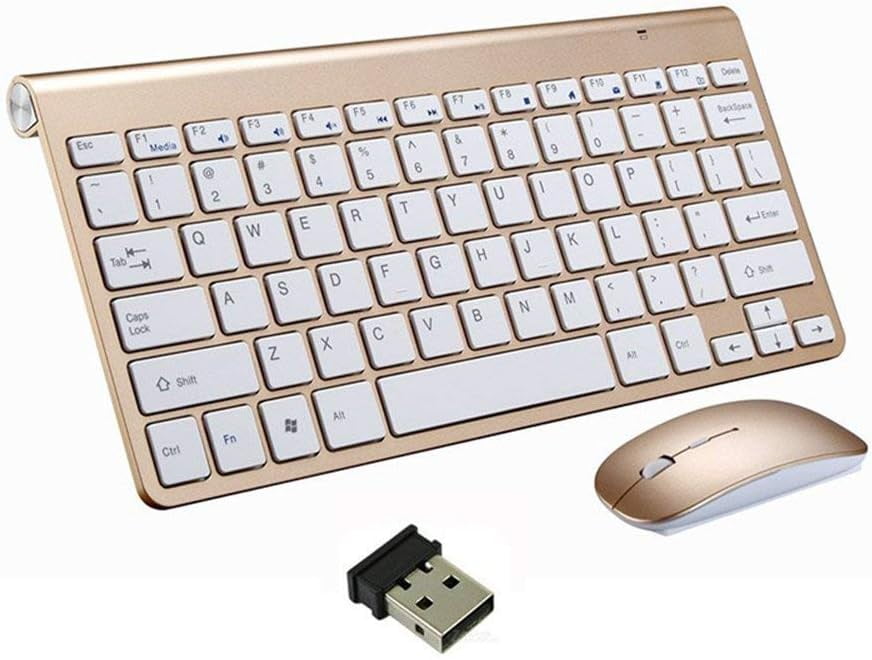 Wireless Keyboard & Mouse, Portable Wireless Keyboards and Mouse Combo ...