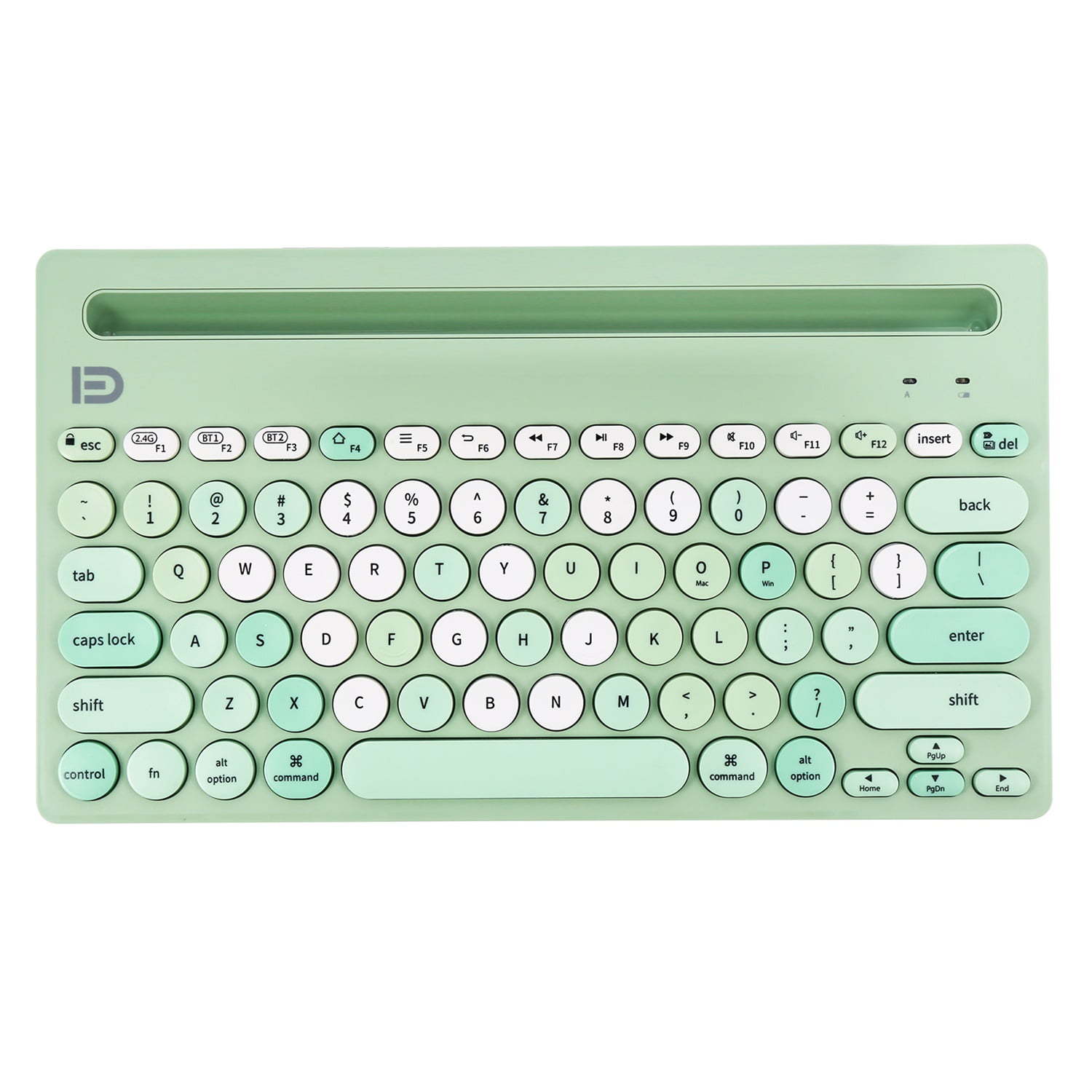 Wireless Keyboard Multi-Device, Bluetooth and 2.4G Dual Mode, Switch to ...