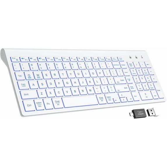 Wireless Keyboard, RGB Gaming Tri-Mode BT5.0/2.4GHz/USB-C, 99-Key ...