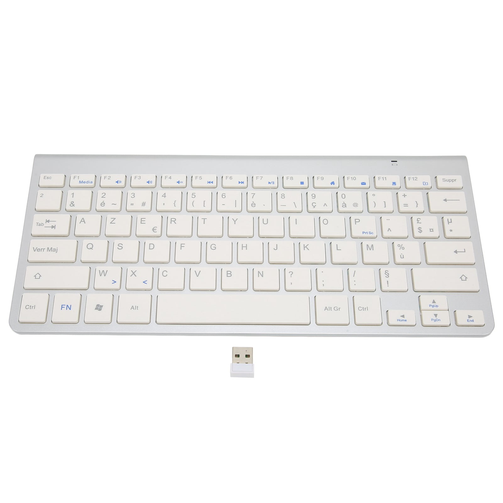 Wireless Keyboard Stylish Portable Wireless 2.4g Plug and Play ...