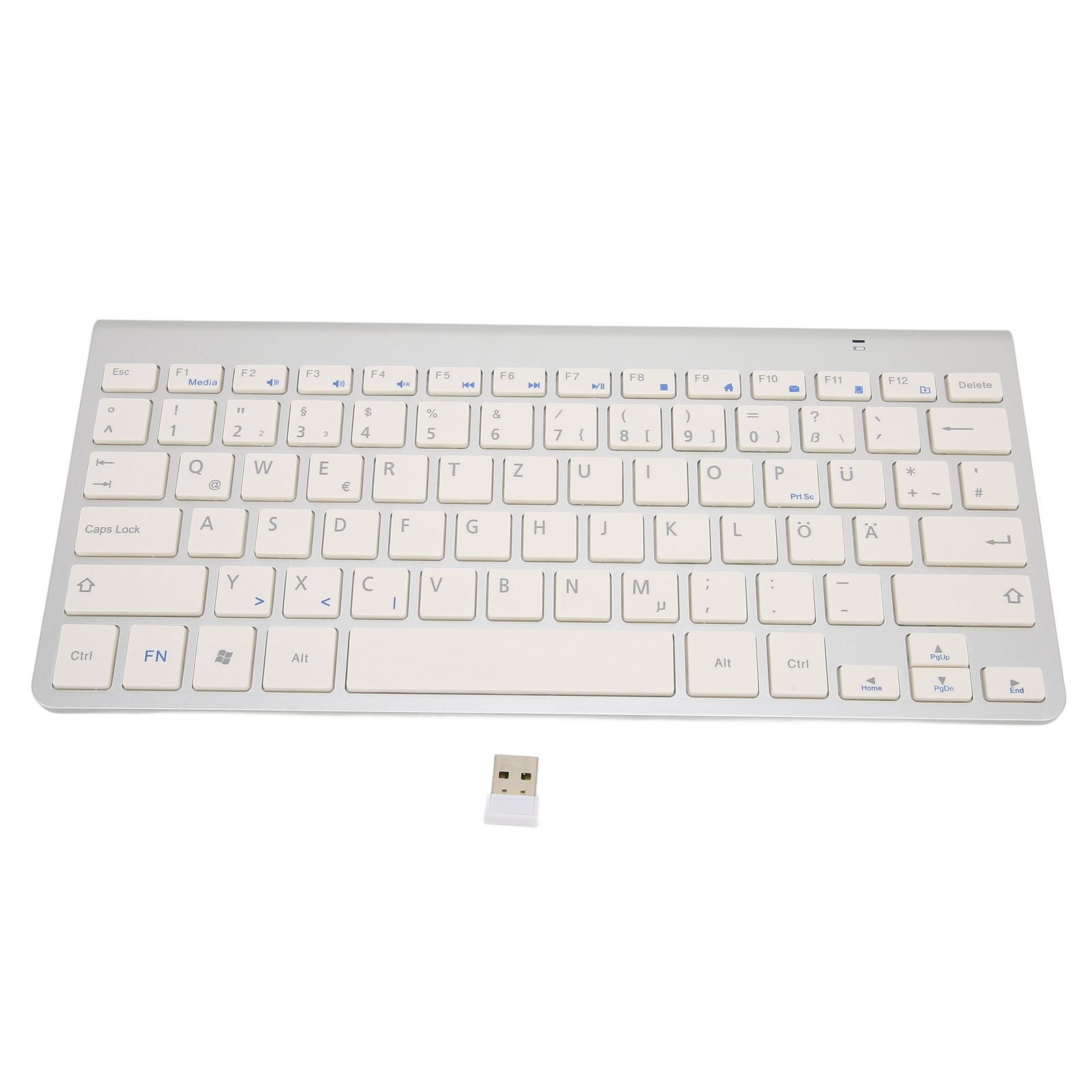 Wireless Keyboard Stylish Portable Wireless 2.4g Plug and Play ...