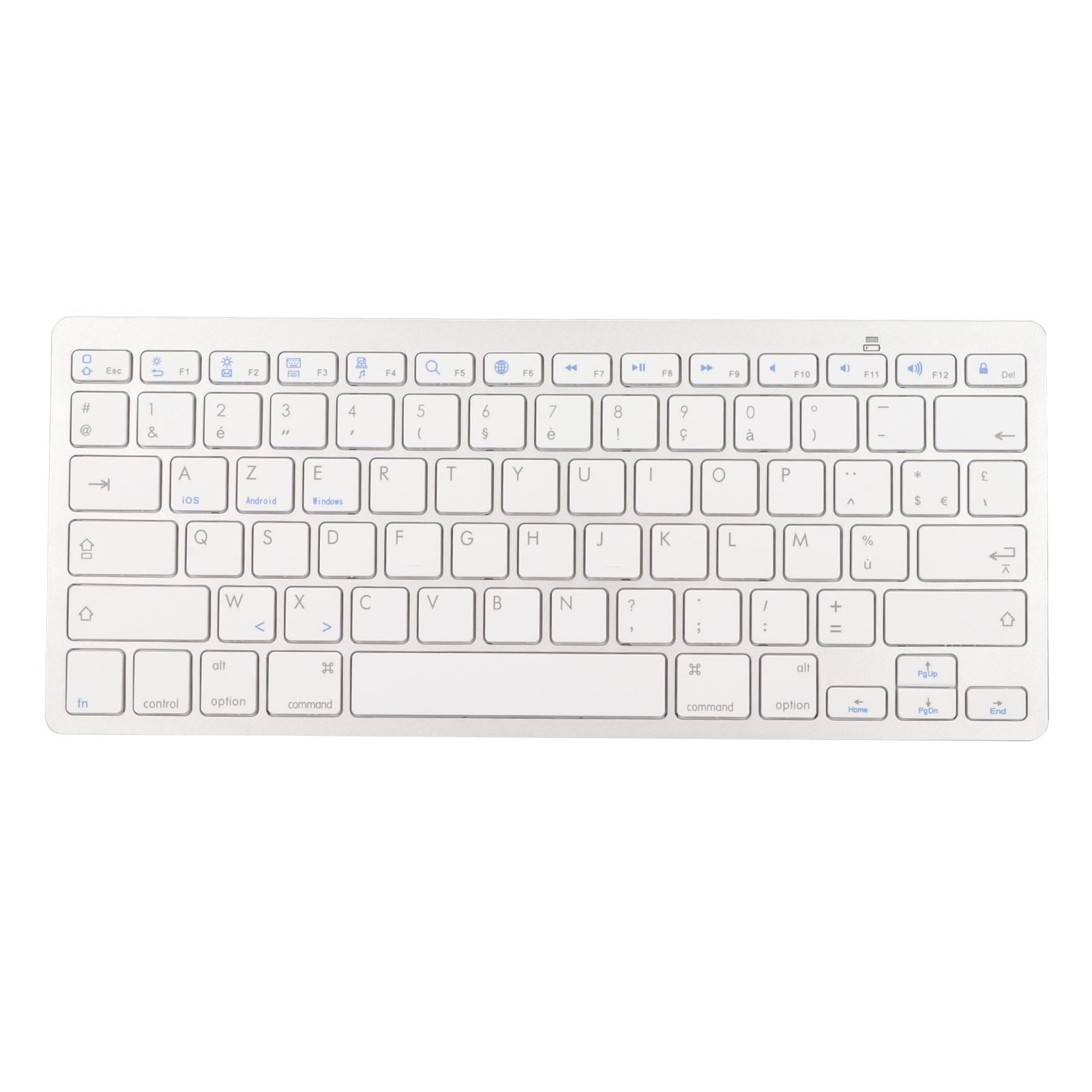 Wireless Keyboard Ultra Lightweight Ergonomic Compact Keyboard for IOS ...