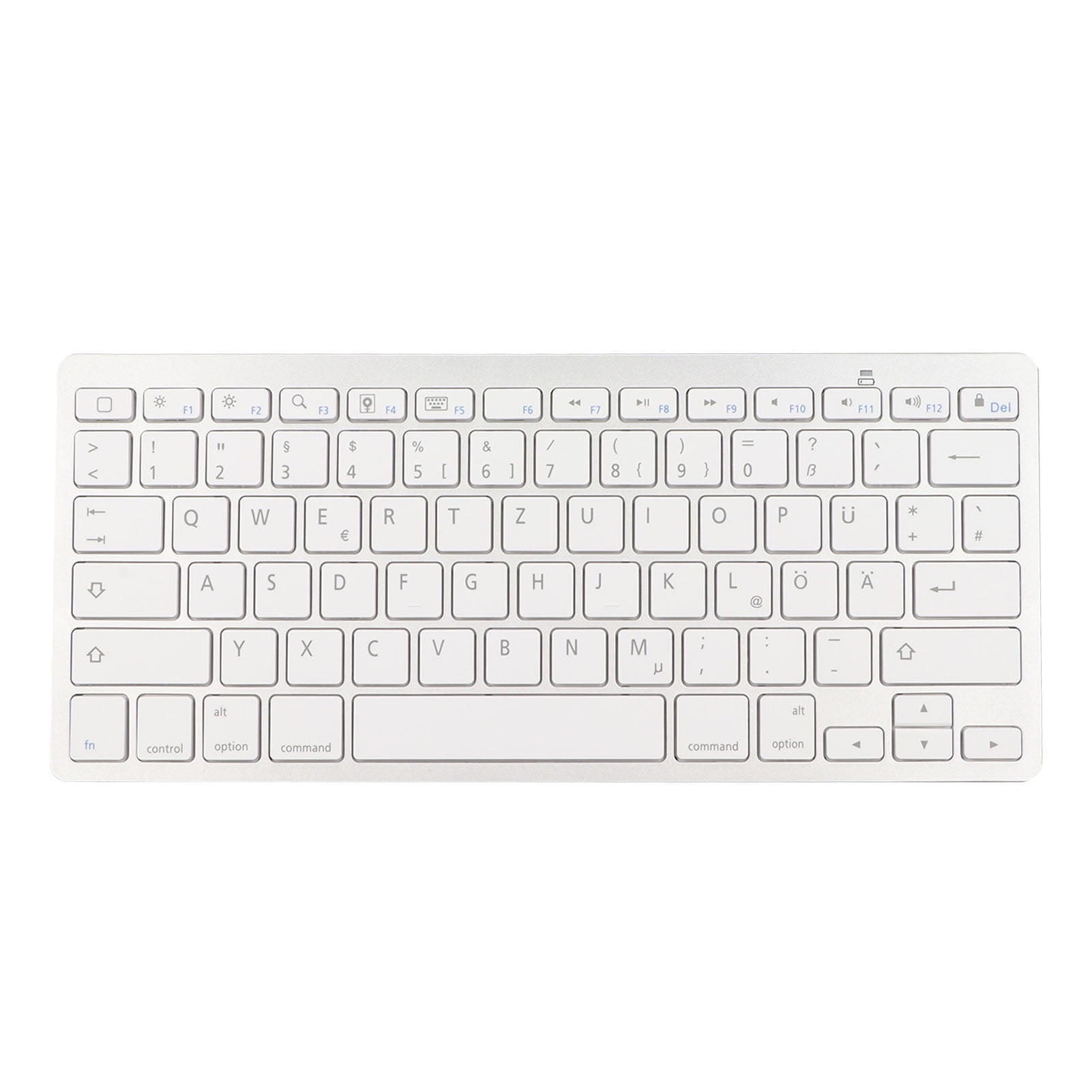 Wireless Keyboard Ultra Lightweight Ergonomic Compact Keyboard for IOS ...