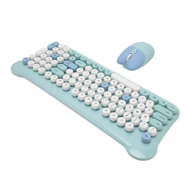 Wireless Keyboard and Mouse 2.4Ghz Connection Cute Keyboard Mouse Set ...