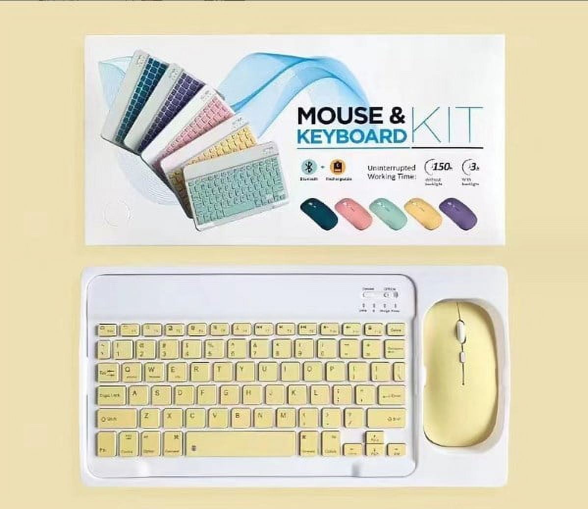 Wireless Keyboard And Mouse Combo 2 4g Full Sized Ergonomic Computer Keyboard With Wireless