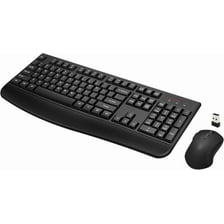 Logitech MK550 USB Cordless Ergonomic Wave Keyboard & Mouse Combo with ...
