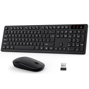 Onn Wireless Keyboard and Mouse Set with Dual-Connectivity 2.4GHz USB ...