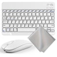 Wireless Keyboard and Mouse Combo with Mouse Pad and Cleaning Cloth ...