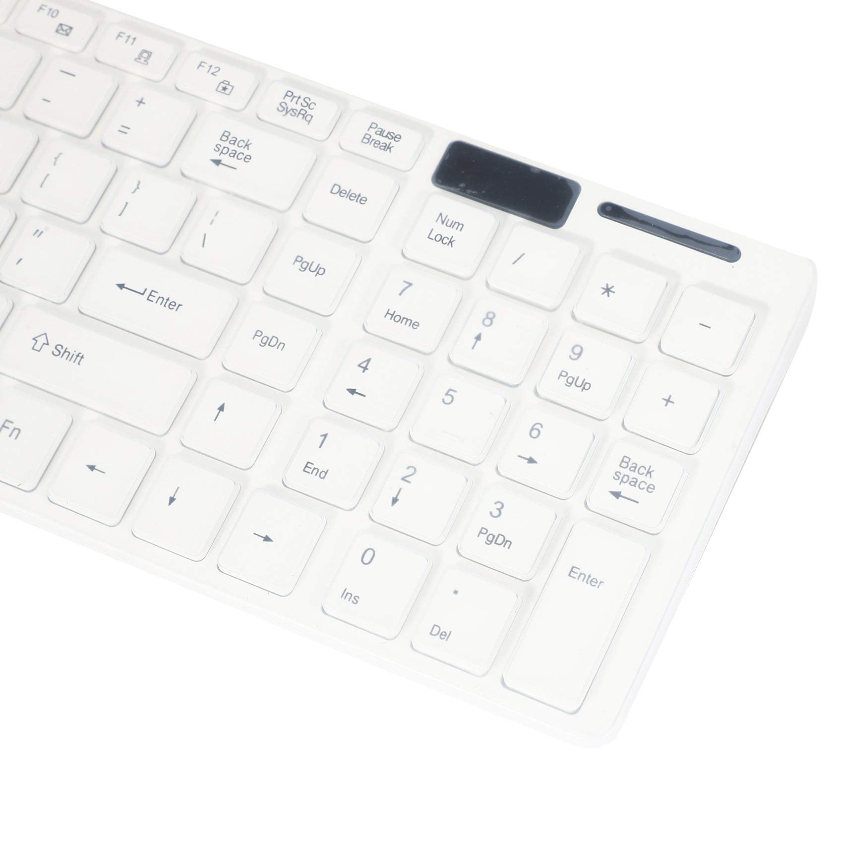 Wireless Keyboard and Mouse, Slim Silent Quiet Portable Computer ...