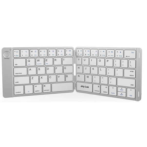 Wireless Keyboard for TCL 30 Z/30 T - Folding Rechargeable Portable ...