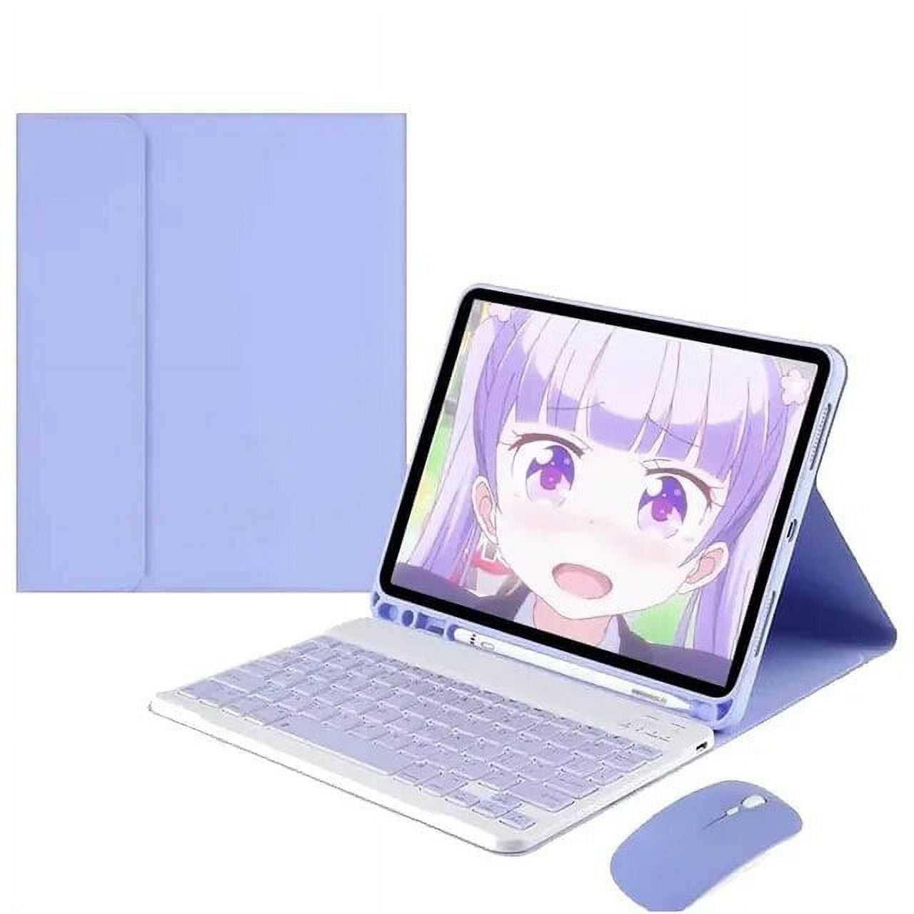 Wireless Keyboard for Tab S9 S9 FE A9 A9 Plus 11 8.7 10.9 inch Pencil Slot Case with Keyboard ...