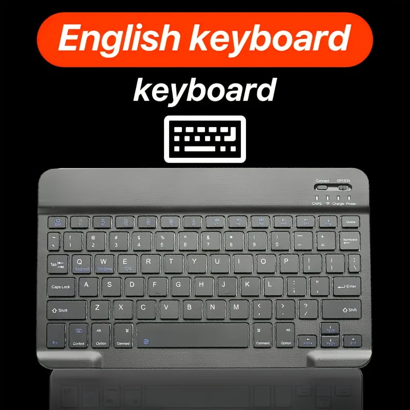 Wireless Keyboard with BT Ultra-thin Silent Rechargeable, Essential for ...