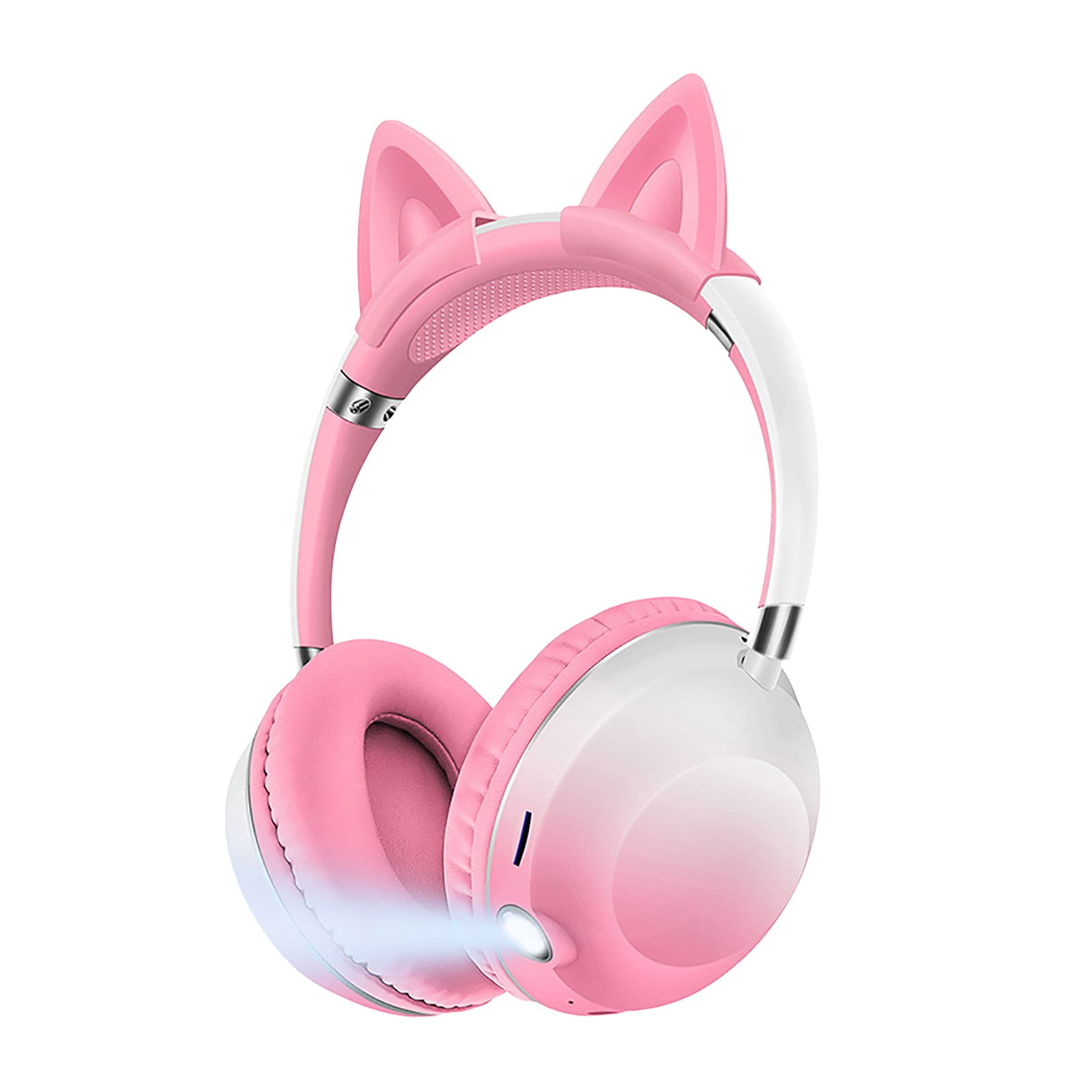 Wireless Kids Headphones Cat Ear Headphones With Noise Cancelling ...