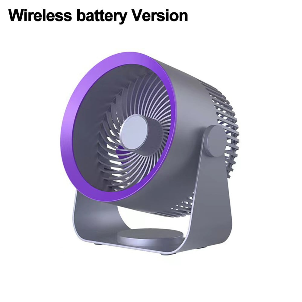 Wireless Kitchen Wall Mount Electric Fan 4000Mah Home Desktop Air ...