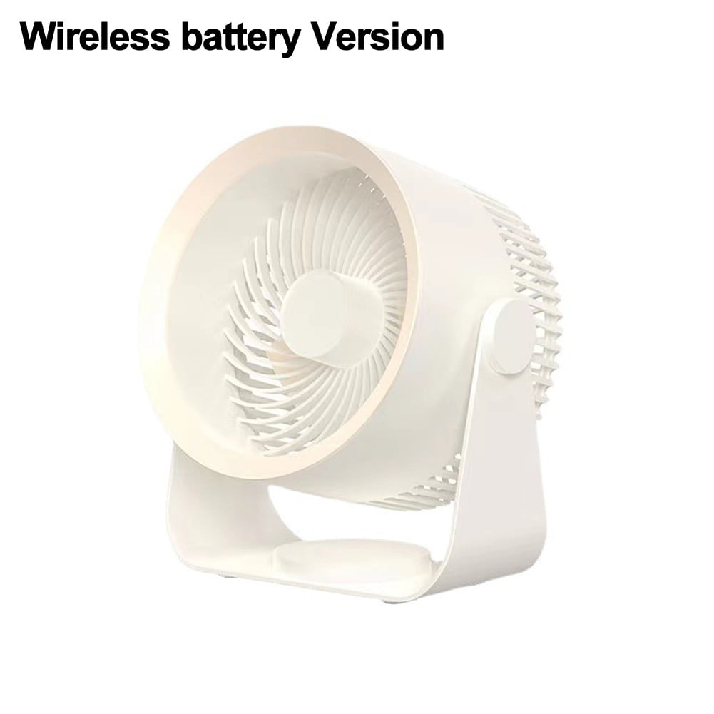 Wireless Kitchen Wall Mount Electric Fan 4000mAh Home Desktop Air ...