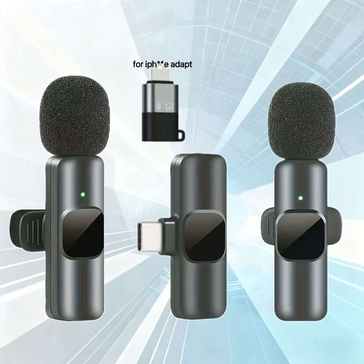 Wireless Lapel Microphone, Wireless Microphone, High-Fidelity Sound ...