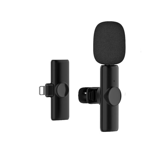 Wireless Lavalier Microphone with Auto Noise Cancellation, Reverb&Real ...