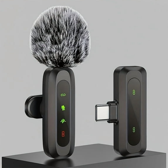 Wireless Lavalier Microphone Intelligent Noise Reduction Live ...