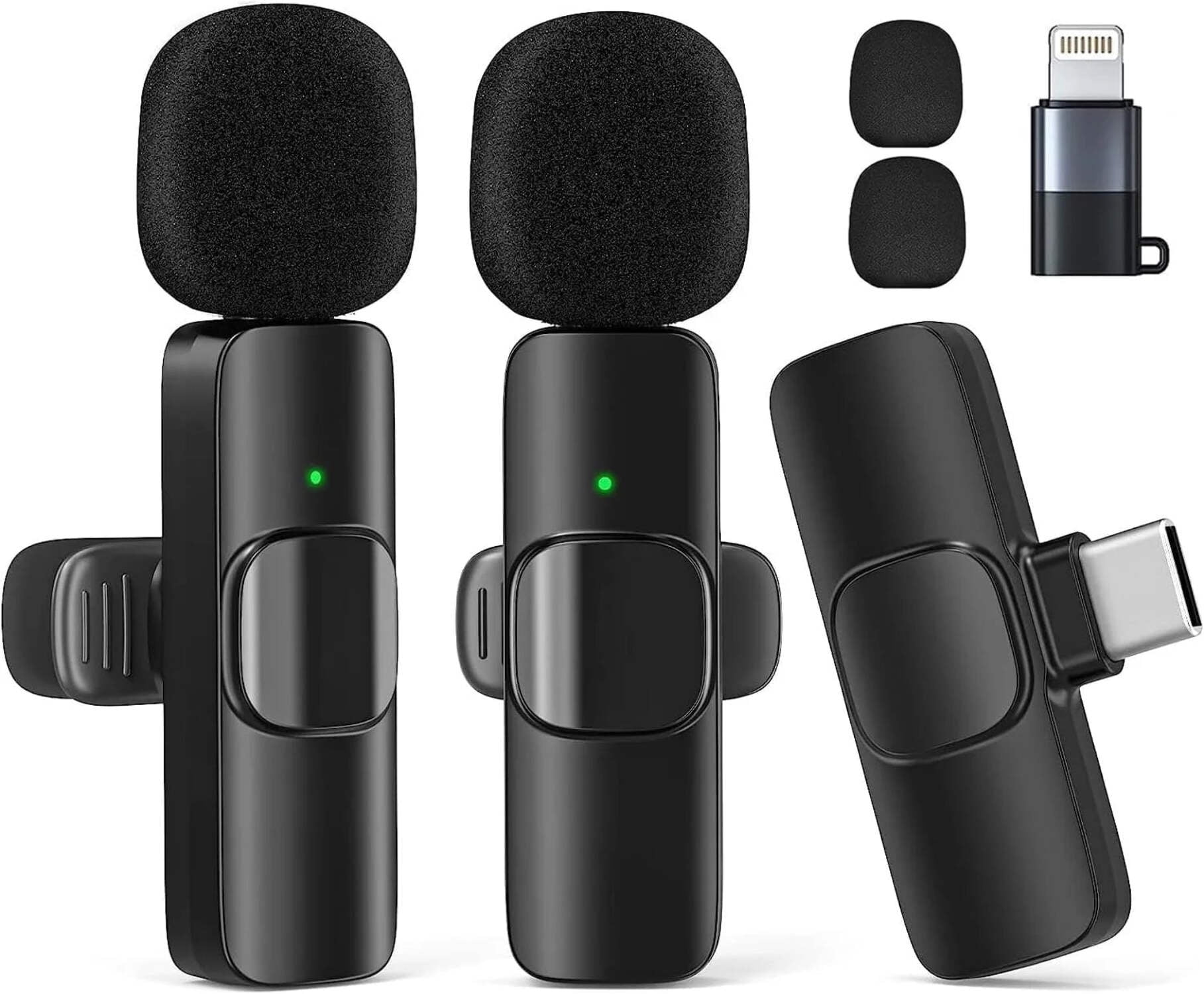 Wireless Microphone for Iphone/Type-C Phone, Wireless Microphones, for ...