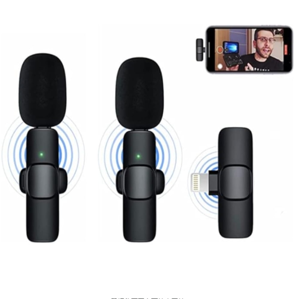 Wireless Lavalier Microphone for Smartphones Laptops Podcasting ...