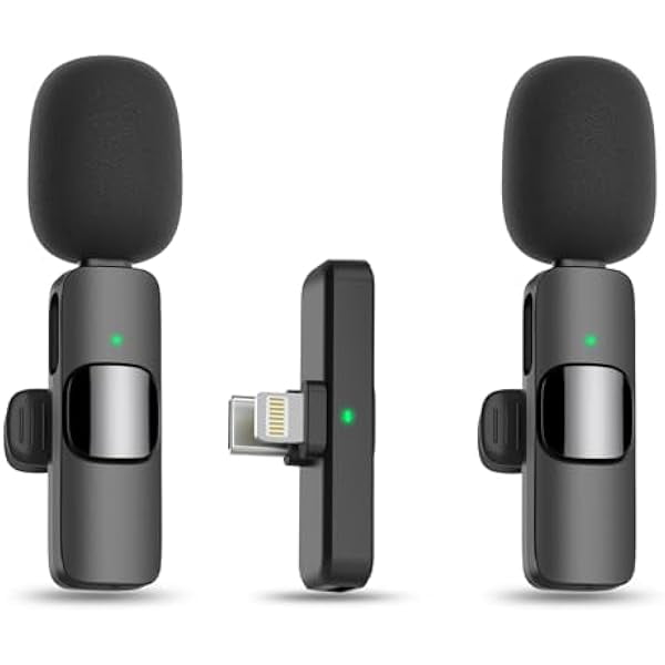 Wireless Lavalier Microphone for iPhone, iPad, Android - Bluetooth ...
