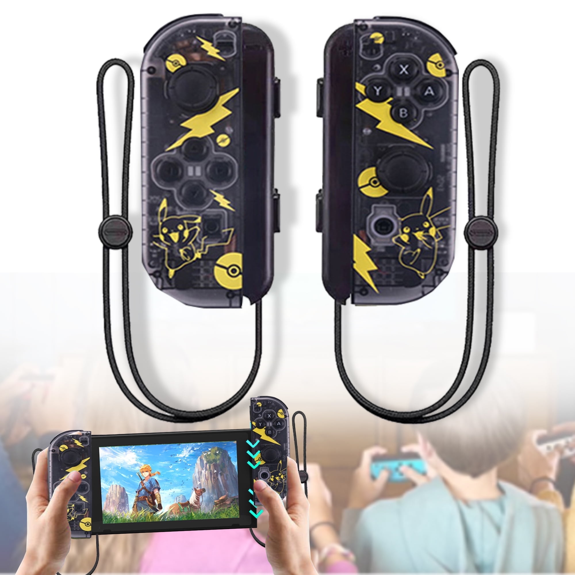 Wireless Left & Right Replacement Controllers for Nintendo Switch - Compatible with Switch ...