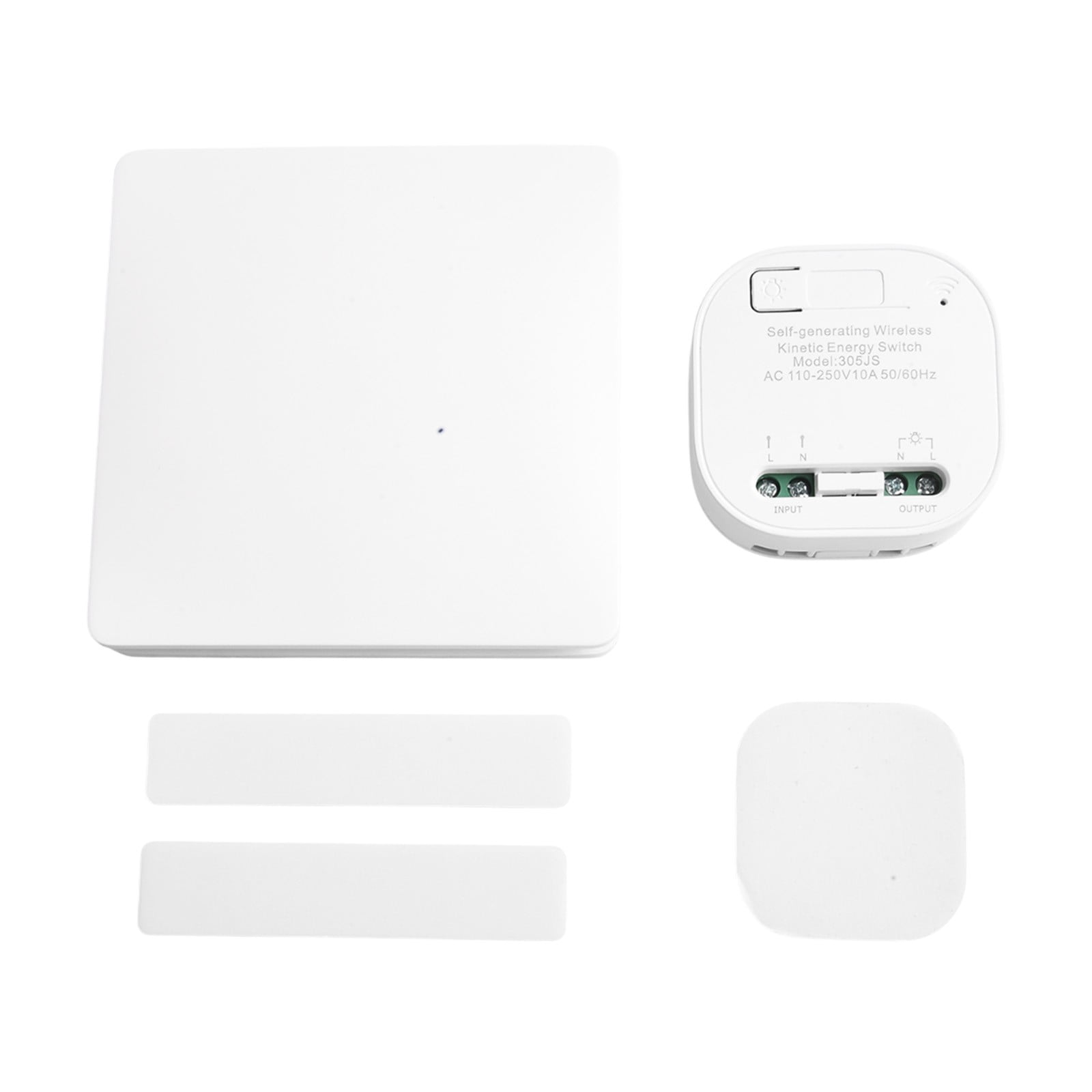 Wireless Light Switch,Battery-Free Wall Switch With Receiver,Self ...