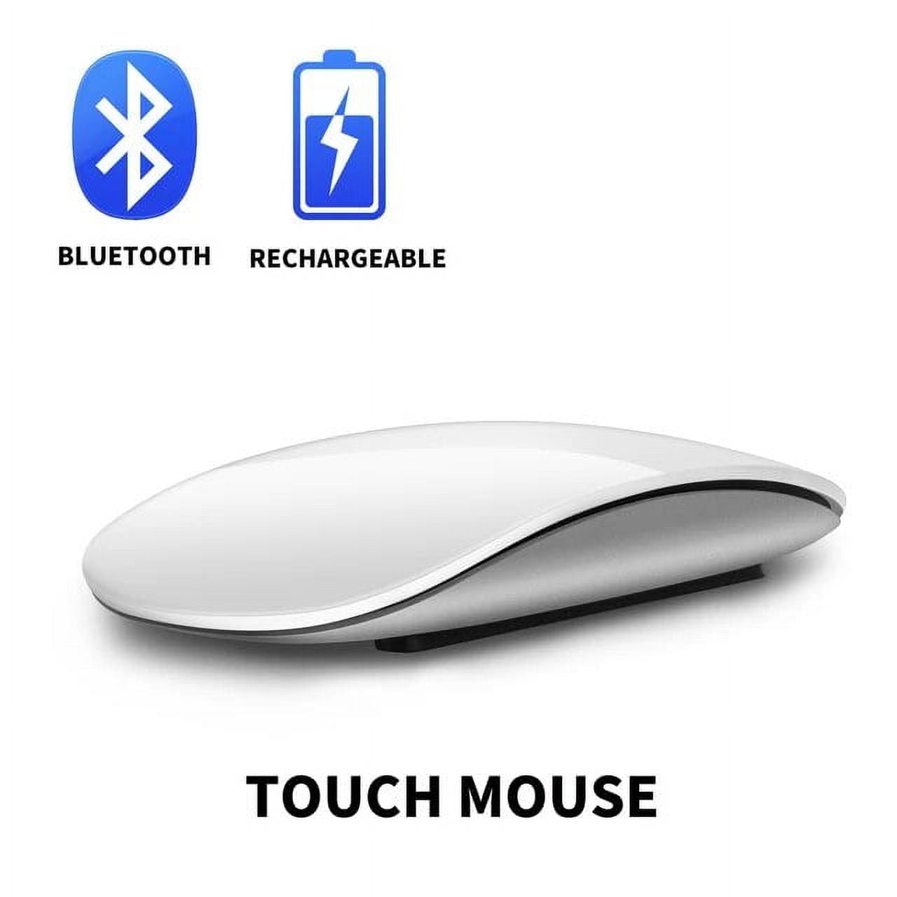 Slim Rechargeable Silent Bluetooth Wireless Ergonomic Magic Mouse 2 for ...