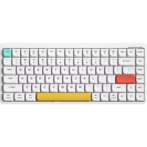 Wireless Mechanical Keyboard 2.4G/Bluetooth Ultra-Slim Low Profile Red ...